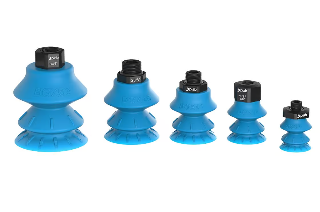 "PIAB introduces new sizes of 27mm and 63mm in the BGX series: making the handling of bags even ...