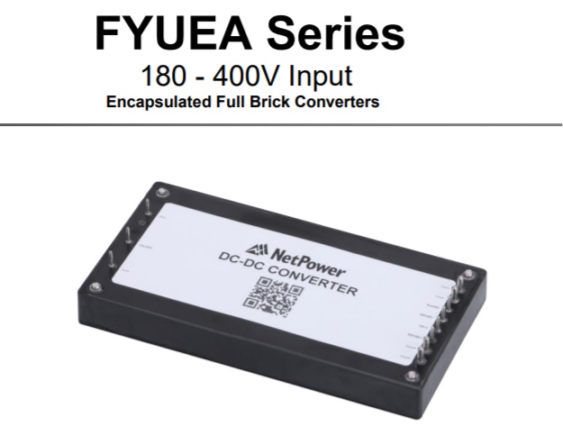 180-400VDC DC/DCコンバータ「FYUEAシリーズ」 日本パナトロニック | イプロスものづくり