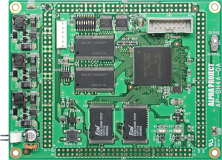SH4A SH7780 equipped CPU board AP-SH4A-0A アルファプロジェクト | IPROS GMS