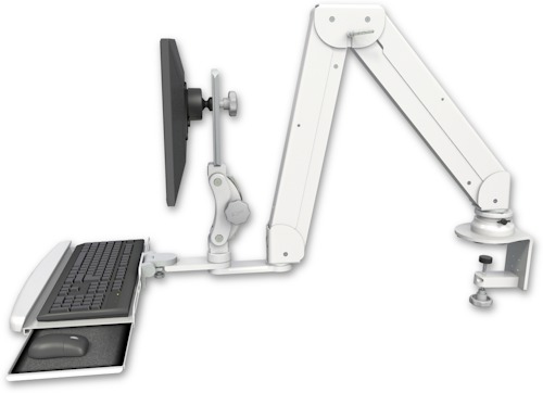 Desk clamp folding long monitor arm | Axuas Co., Ltd. - Powered by ipros
