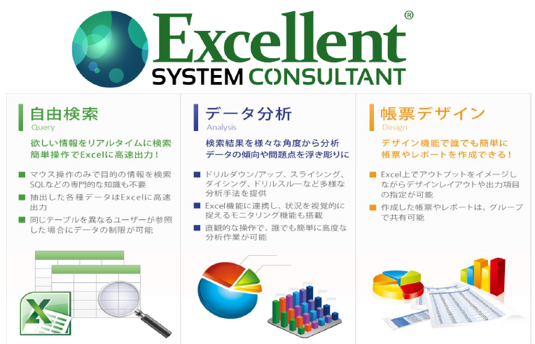 Excelを活用できるBIツール「Excellent」 | コスモサミット - Powered by イプロスものづくり