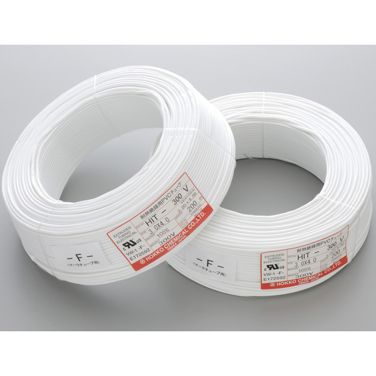 Vinyl Insulation Tube 'HIT-300V White (For Marking)' 北港化成 | IPROS GMS