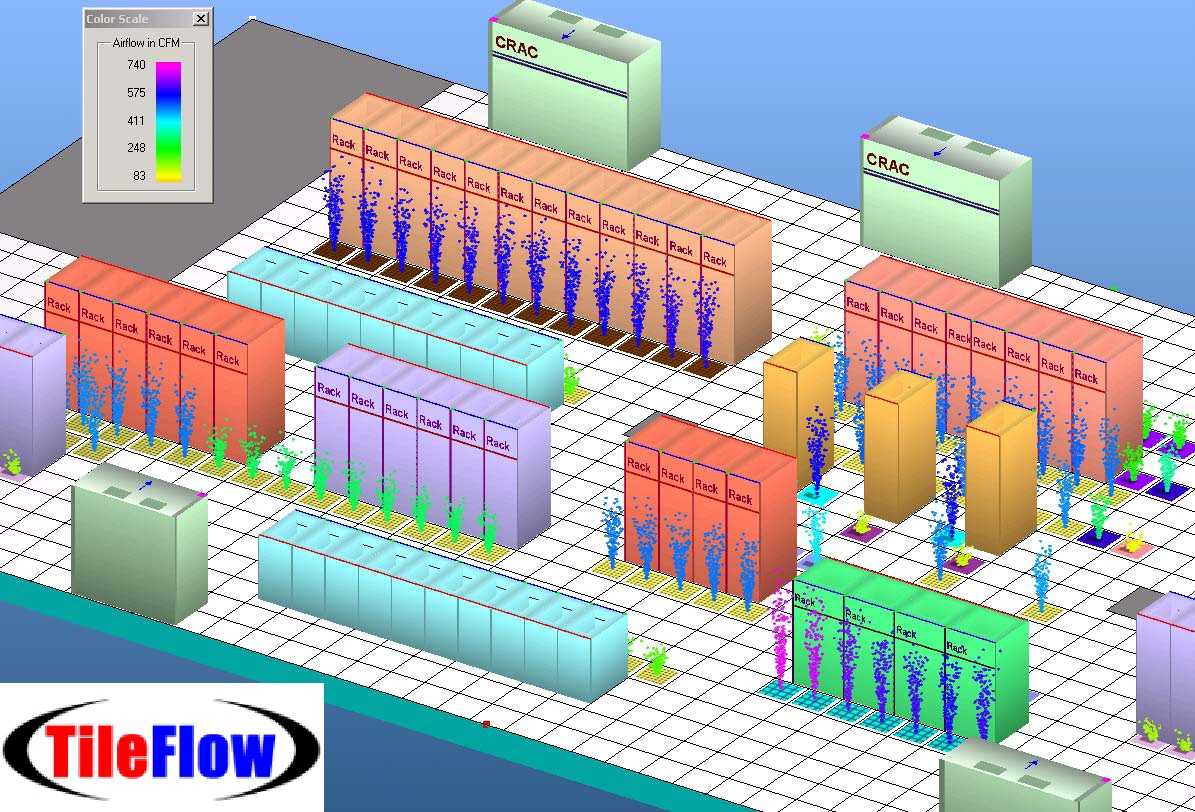 データセンター向け熱対策シミュレーションシステム TileFlow Japan | イプロスものづくり