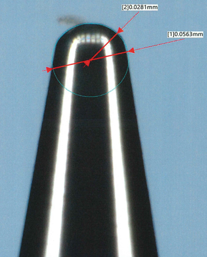 測定子SR0.025（+0.005/0）加工！材質：超硬合金 | 三和クリエーション - Powered by イプロスものづくり