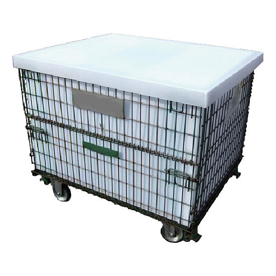 Waterproof cover for mesh pallet 770×480 M924MPC-1SW | シロ産業 - Powered ...