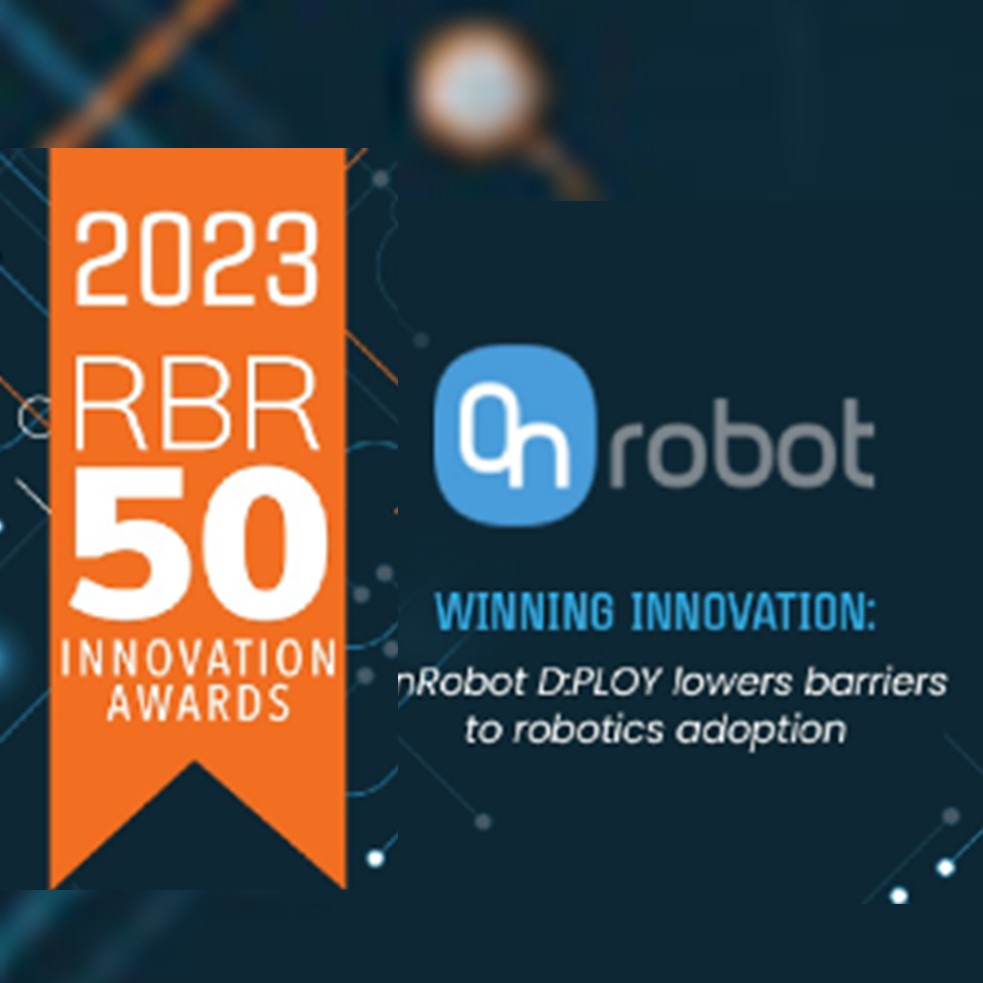 OnRobotがD:PLOYでRBR50イノベーション賞を受賞 | イプロスものづくり