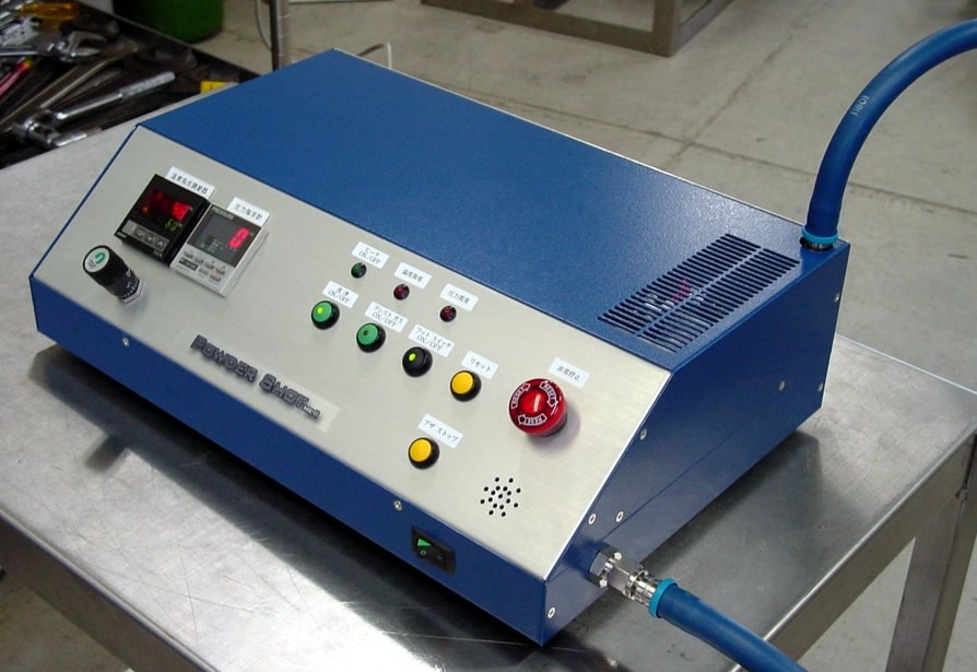 Soft cleaning machine "Powder Shot" suitable for removing resin burrs ...