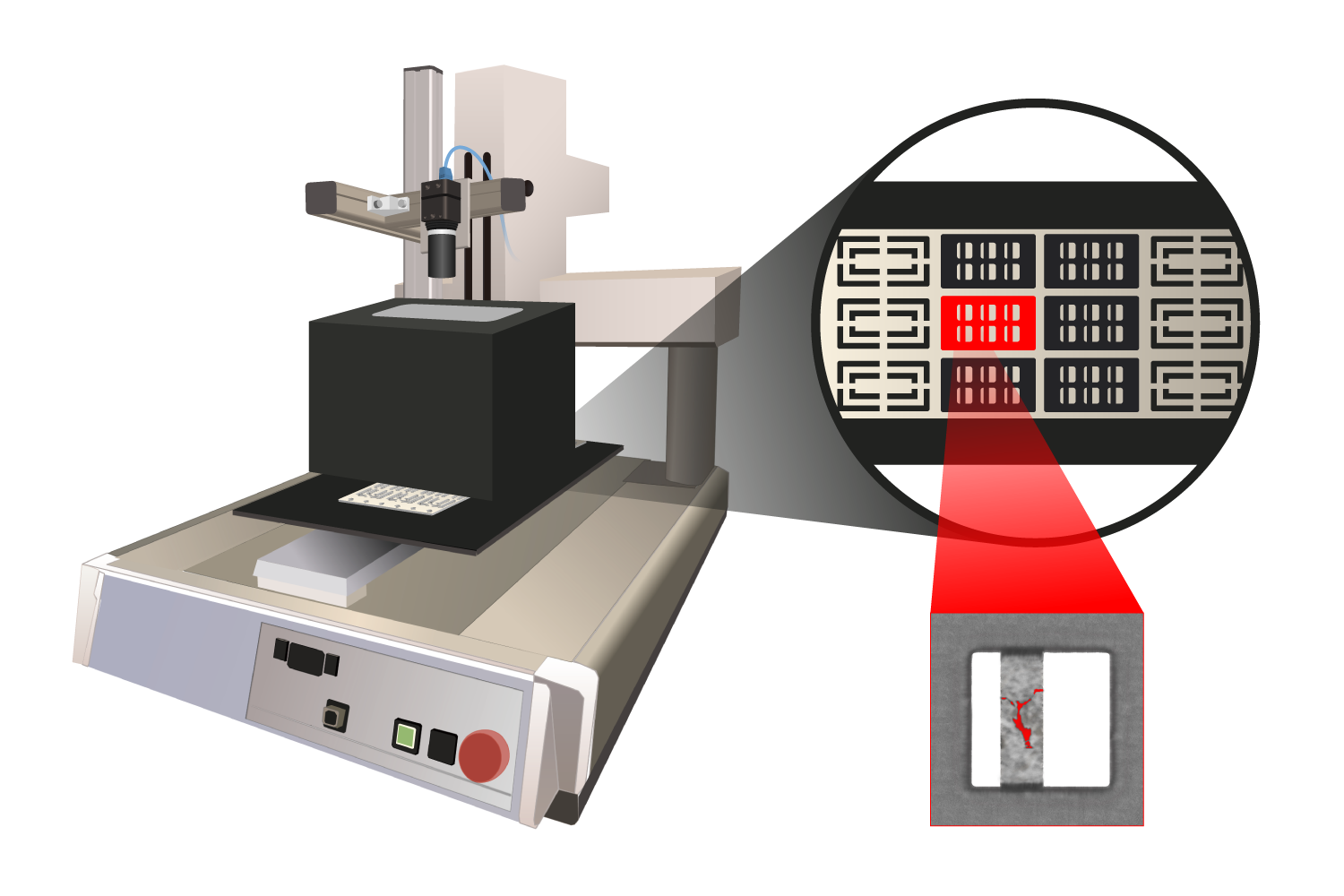 Case study of automated visual inspection: Inspection case of resin ...