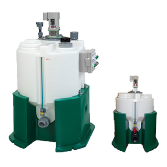 100L PE Bottom Inclined Tank with Stirrer (Low Residual) 'KCT Tank ...