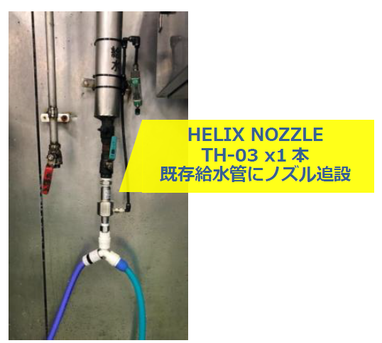 【HELIX NOZZLE利用事例】冷凍食品コンベア洗浄 | イプロスものづくり