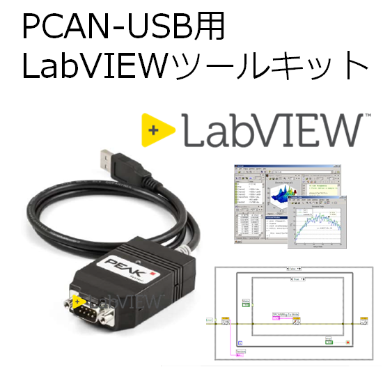 PCAN-USB用LabVIEWツールキット | イプロスものづくり