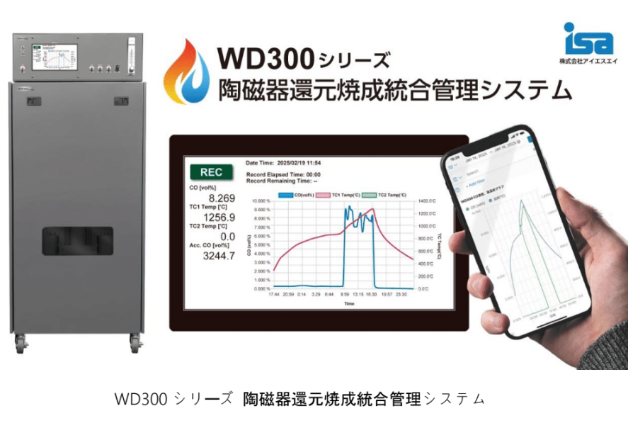 陶磁器還元焼成統合管理システム＜WD300シリーズ＞ | アイエスエイ - Powered by イプロスものづくり