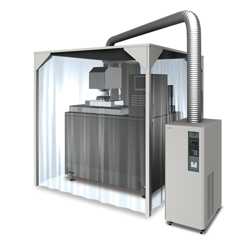 Optimal temperature control for large five-sided machining centers ...