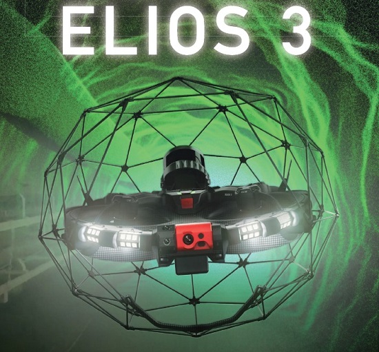 屋内点検用ドローン『ELIOS 3』 ブルーイノベーション | イプロスものづくり