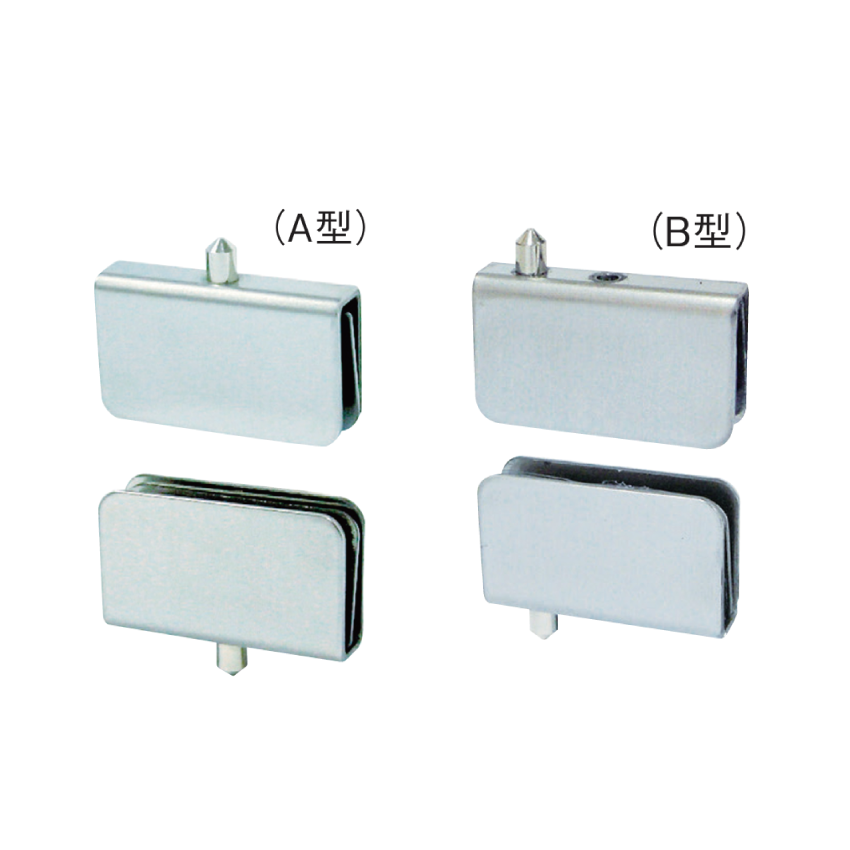 Glass sliding door component [Stainless Steel No. 1 Glass Hinge] Three-Nine Shimno Co., Ltd ...