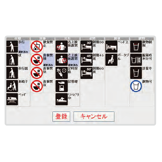 Bedside Information Terminal System "Medical Nursing Support Pictogram ...