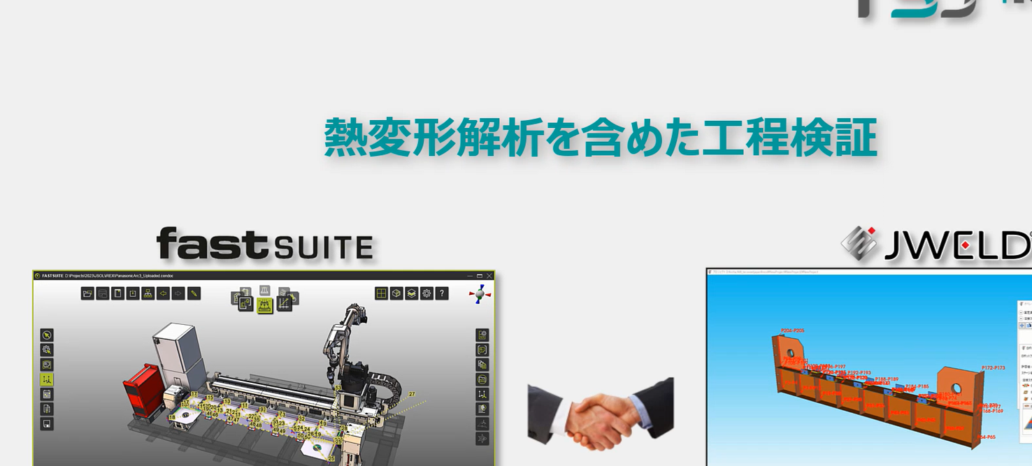 熱変形シミュレーションJWELDとロボットオフラインとの連携 | イプロスものづくり