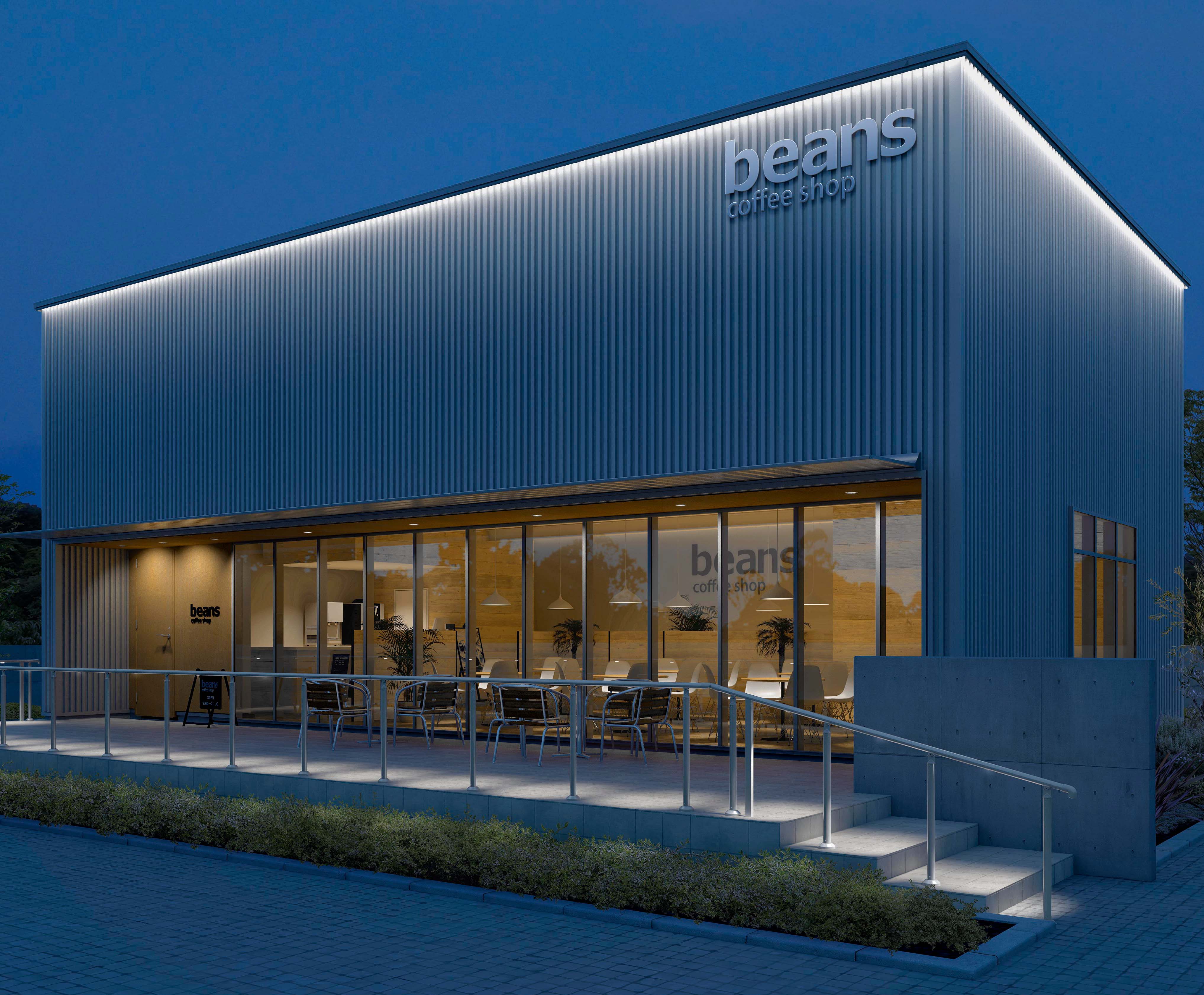 光害に配慮した外壁用LED照明「LED笠木 ライトコーピング」 ビニフレーム工業 | イプロスものづくり