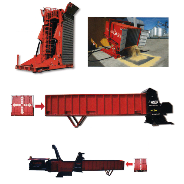 Award Corporation "Container Tilter, Container Loader, Compactor" シャトル ...