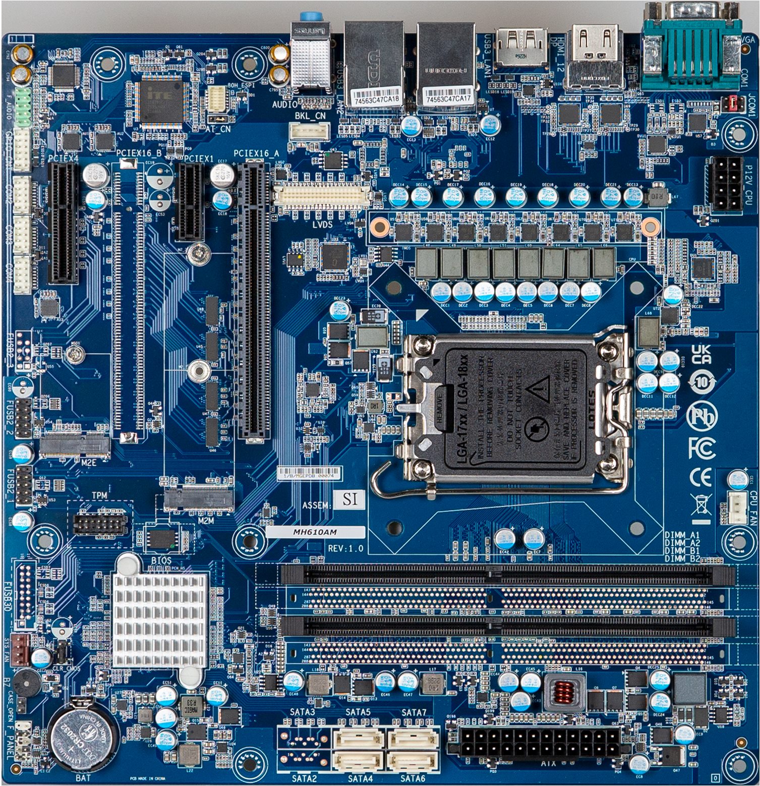 産業用Micro ATX規格マザーボード【uATX-H610A】 | V-net AAEON - Powered by イプロスものづくり