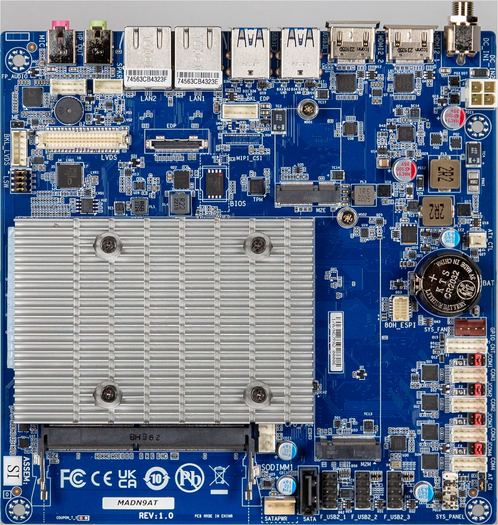 産業用Thin Mini ITXマザーボード iTXL-N97A | V-net AAEON - Powered by イプロスものづくり