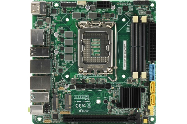 Mini ITX規格産業用マザーボード【MIX-Q670A1】 | V-net AAEON - Powered by イプロス