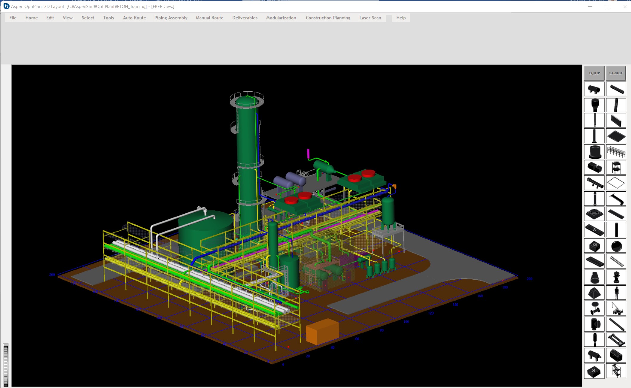 Design tool Aspen OptiPlant 3D Layout アスペンテックジャパン/AspenTech | IPROS GMS